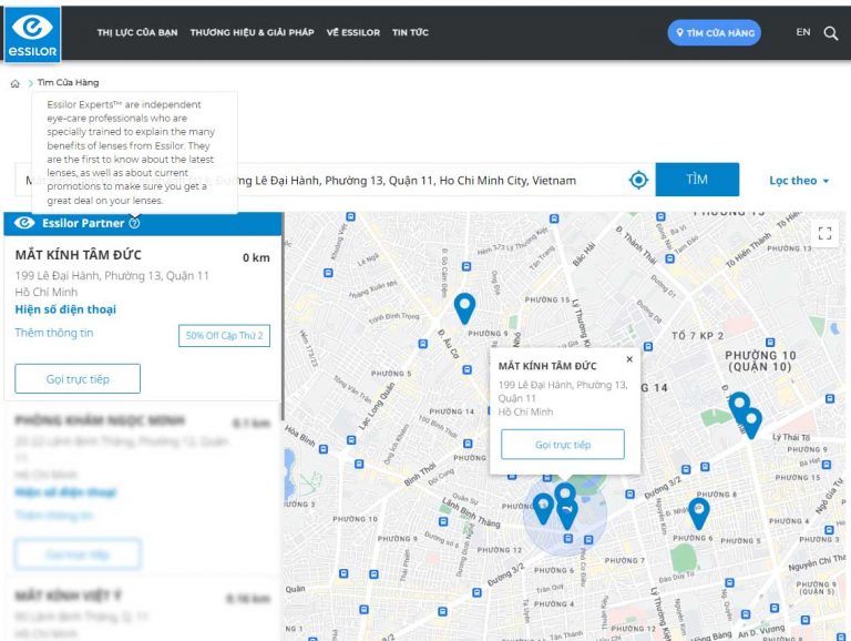 Tròng kính Essilor Eyezen Crizal 1.56 Plus/Pro/Max chính hãng