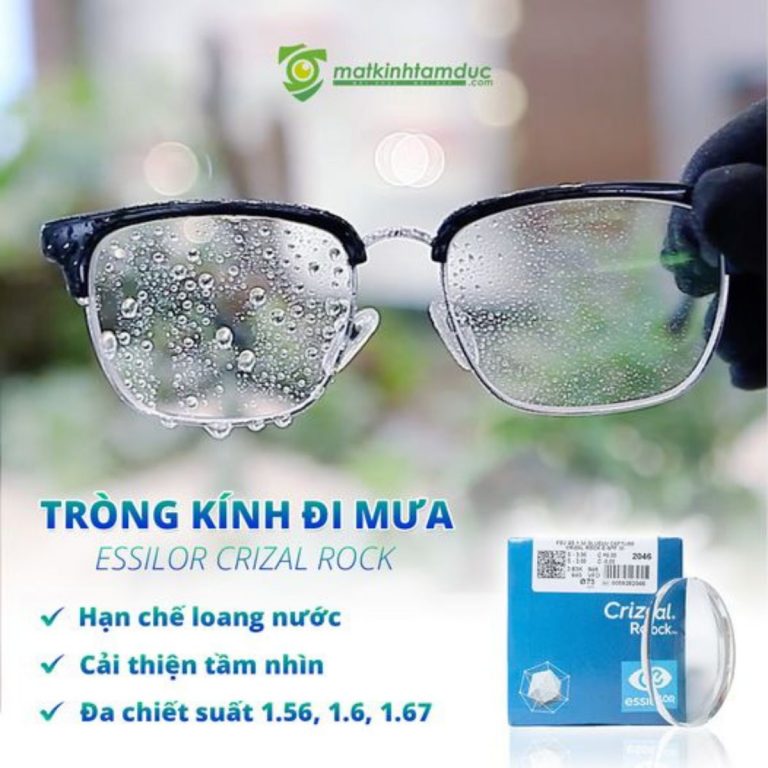 Tròng kính Essilor Crizal Rock - Chống trầy xước gấp 3, trong suốt và ...